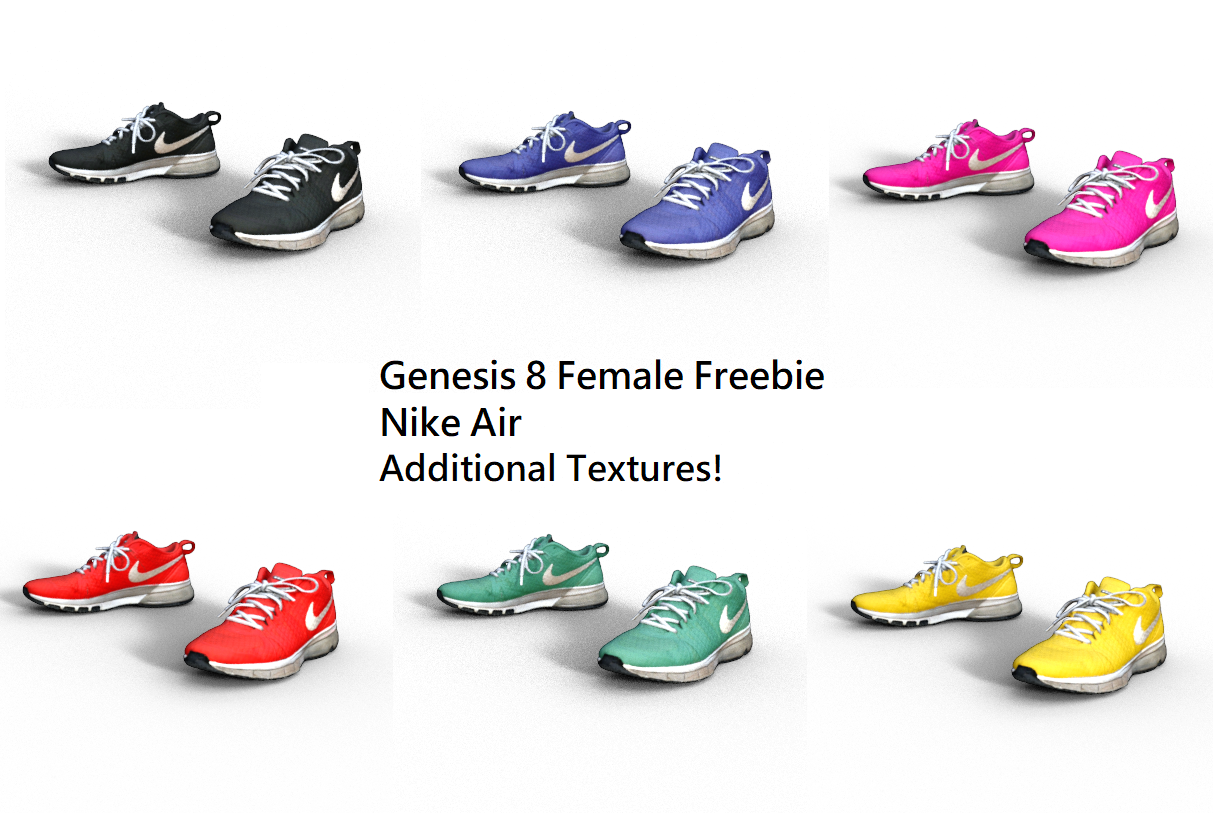 Nike Air Sneaker Additional Textures by INNModels on DeviantArt