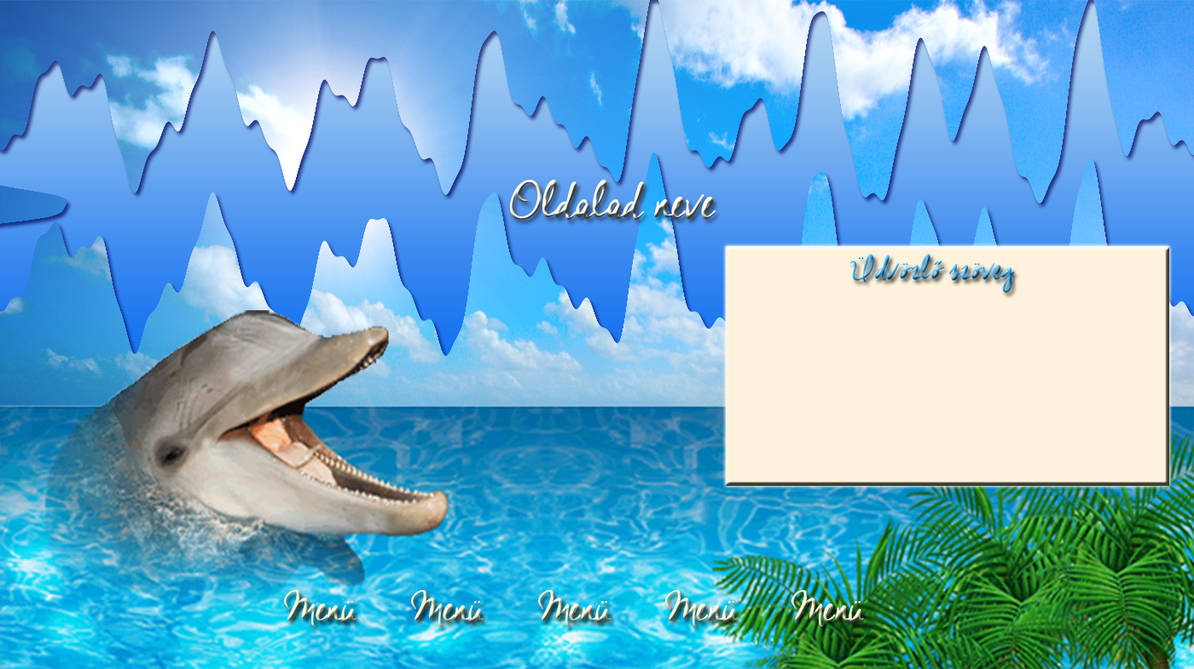 Dolphin header for the summer by Villamfan on DeviantArt