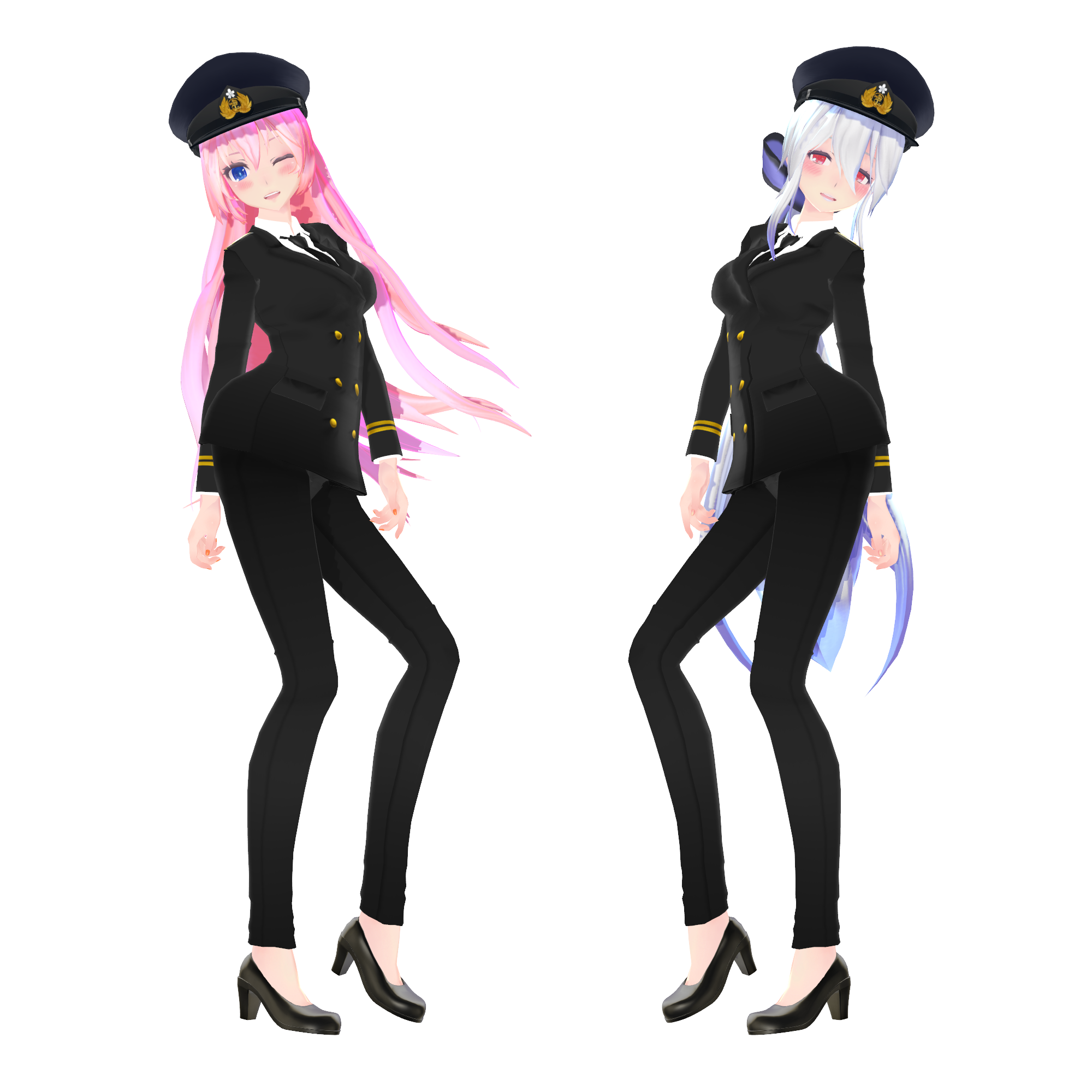 TDA Police Luka AND Haku - MMD DL by Meennie46 on DeviantArt