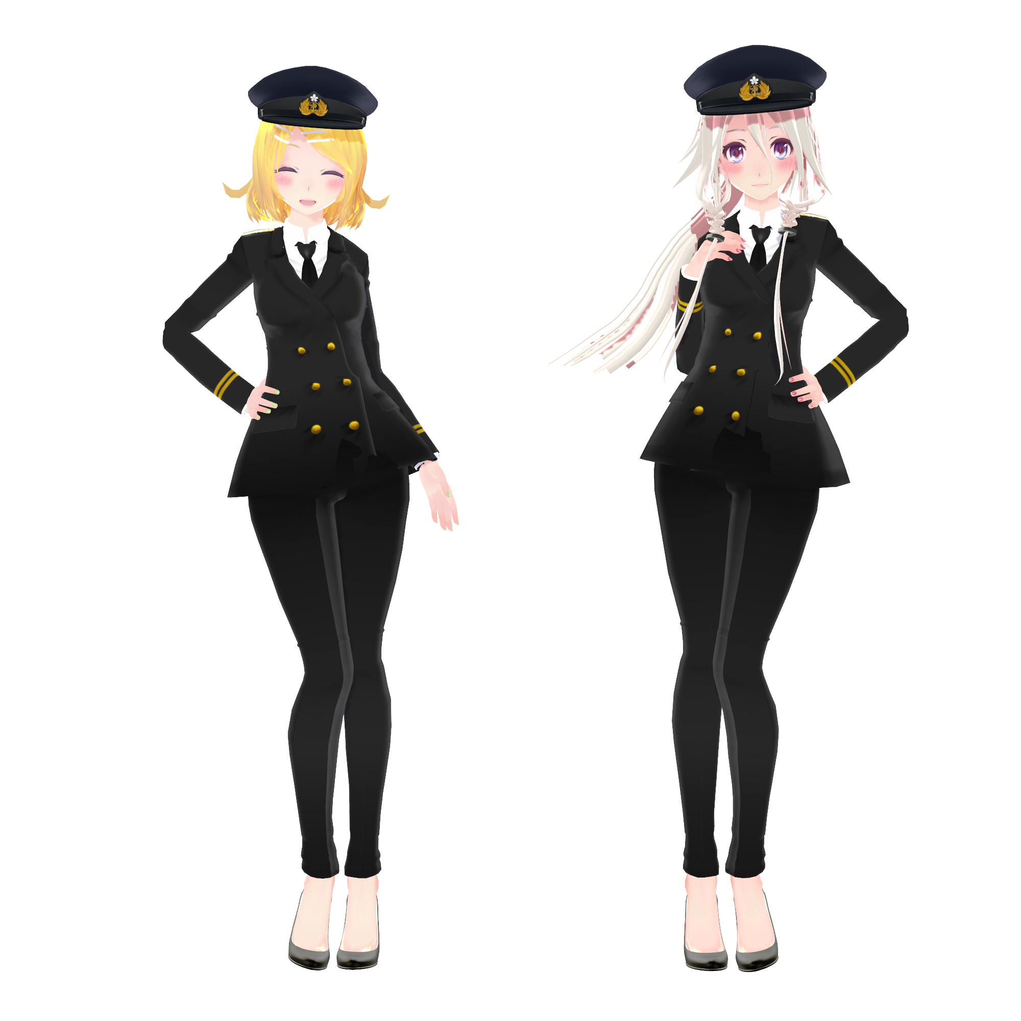 TDA Police IA AND Rin - MMD DL by Meennie46 on DeviantArt