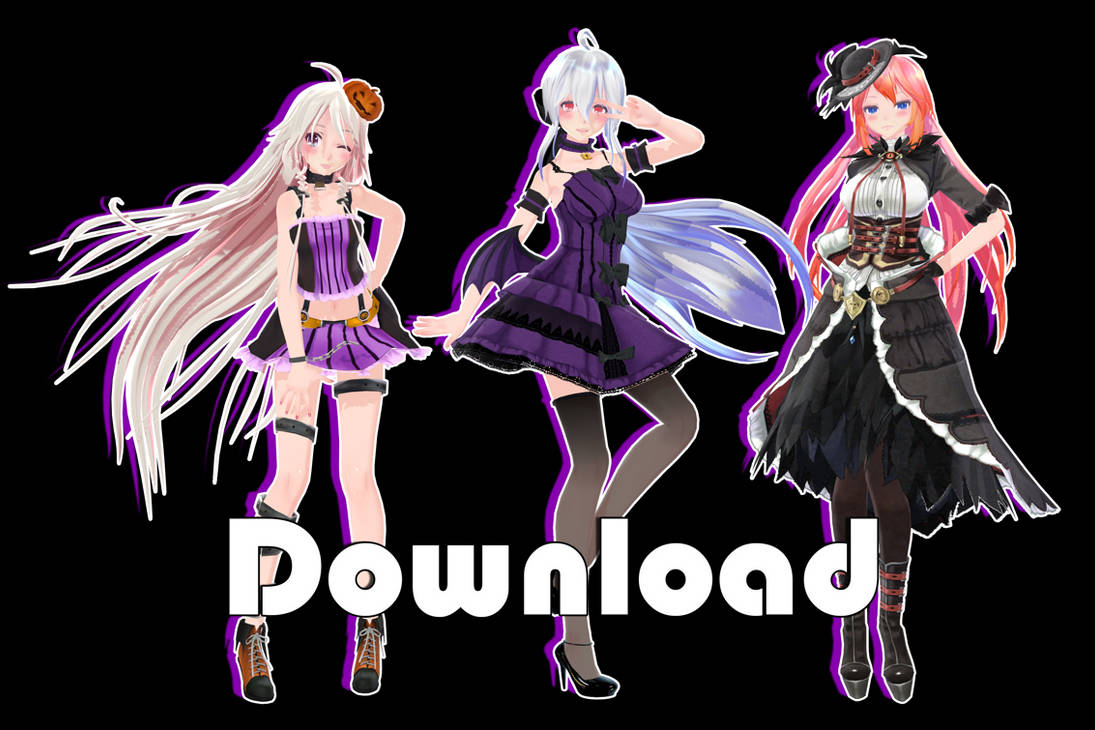 [Halloween Gift] TDA Halloween Pack - MMD DL by Meennie46 on DeviantArt