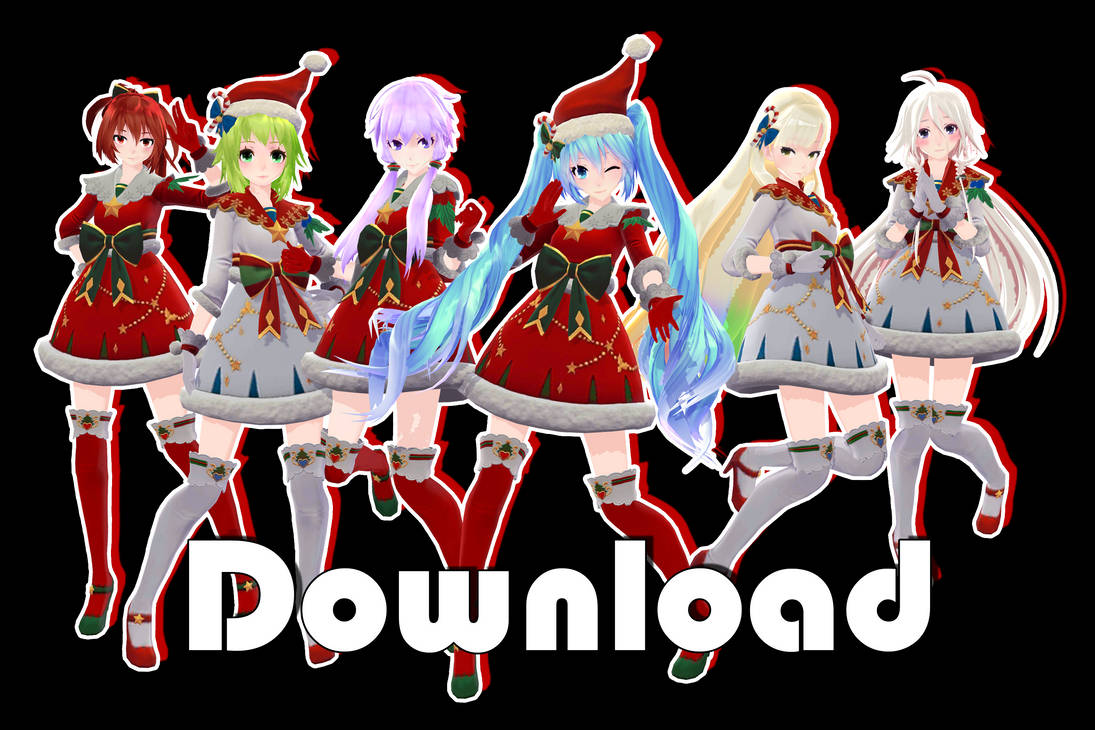 [Christmas Gift] TDA Christmas Pack 2018 - MMD DL by Meennie46 on DeviantArt