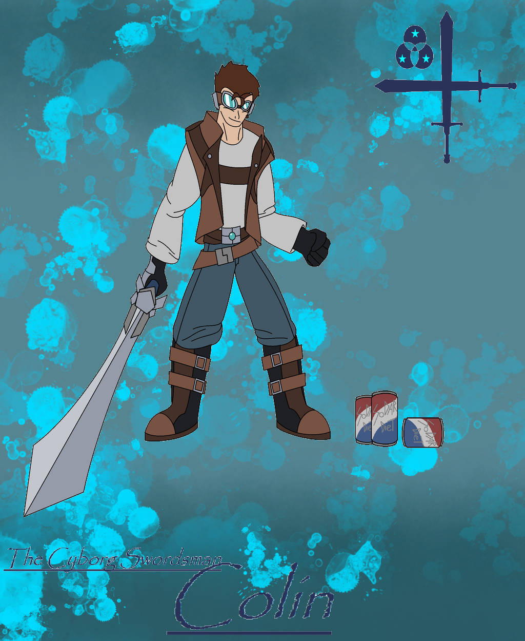 Cyborg Swordsman Character Update by IronBroFst on DeviantArt