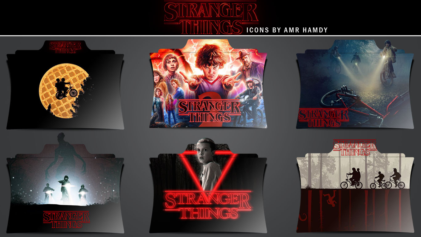 Stranger Things : TV Series Icons, Png and Icns V2 by Amr-Hamdy on ...