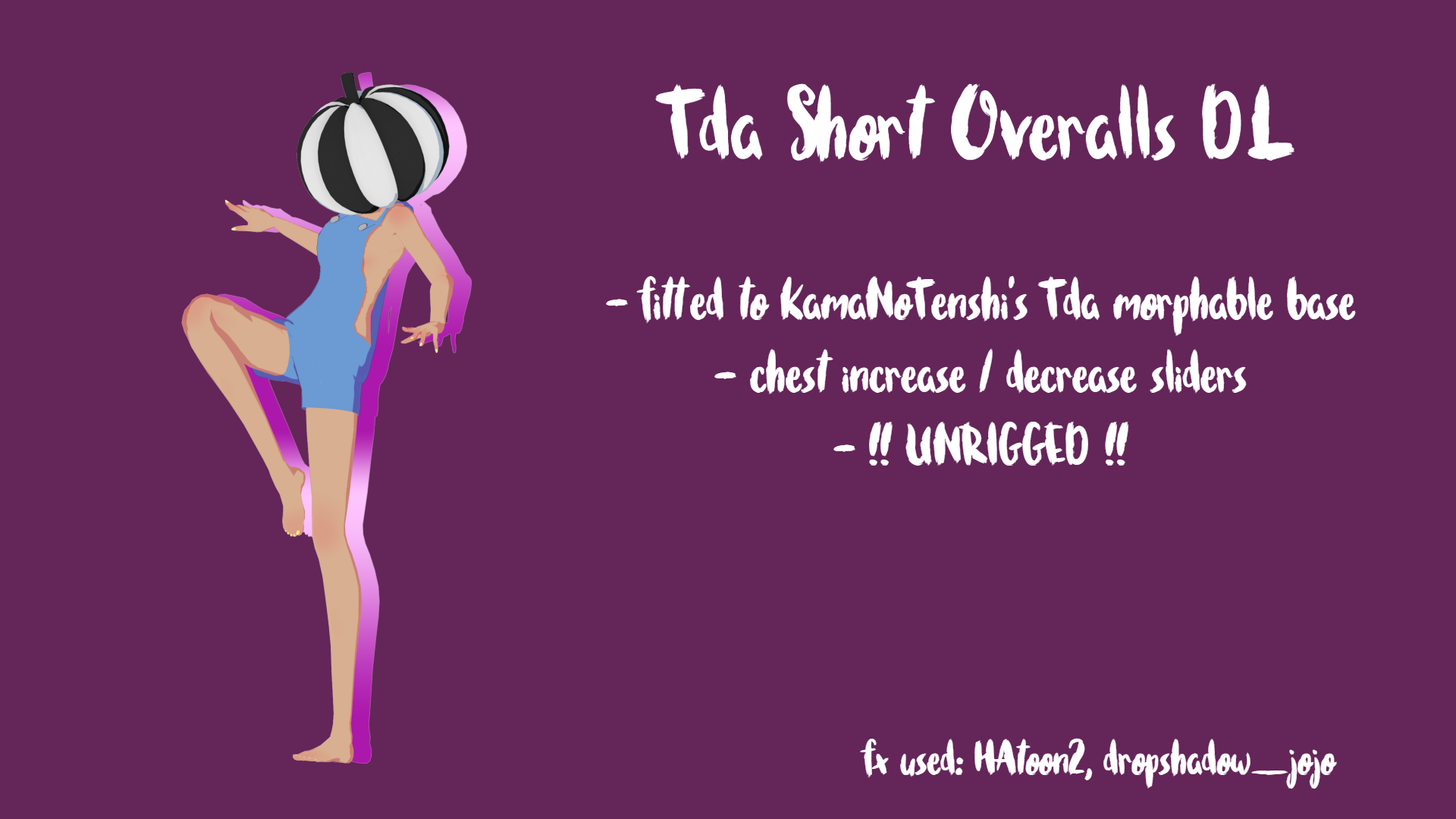 [MMD//DL] short overalls by adrekiyo on DeviantArt