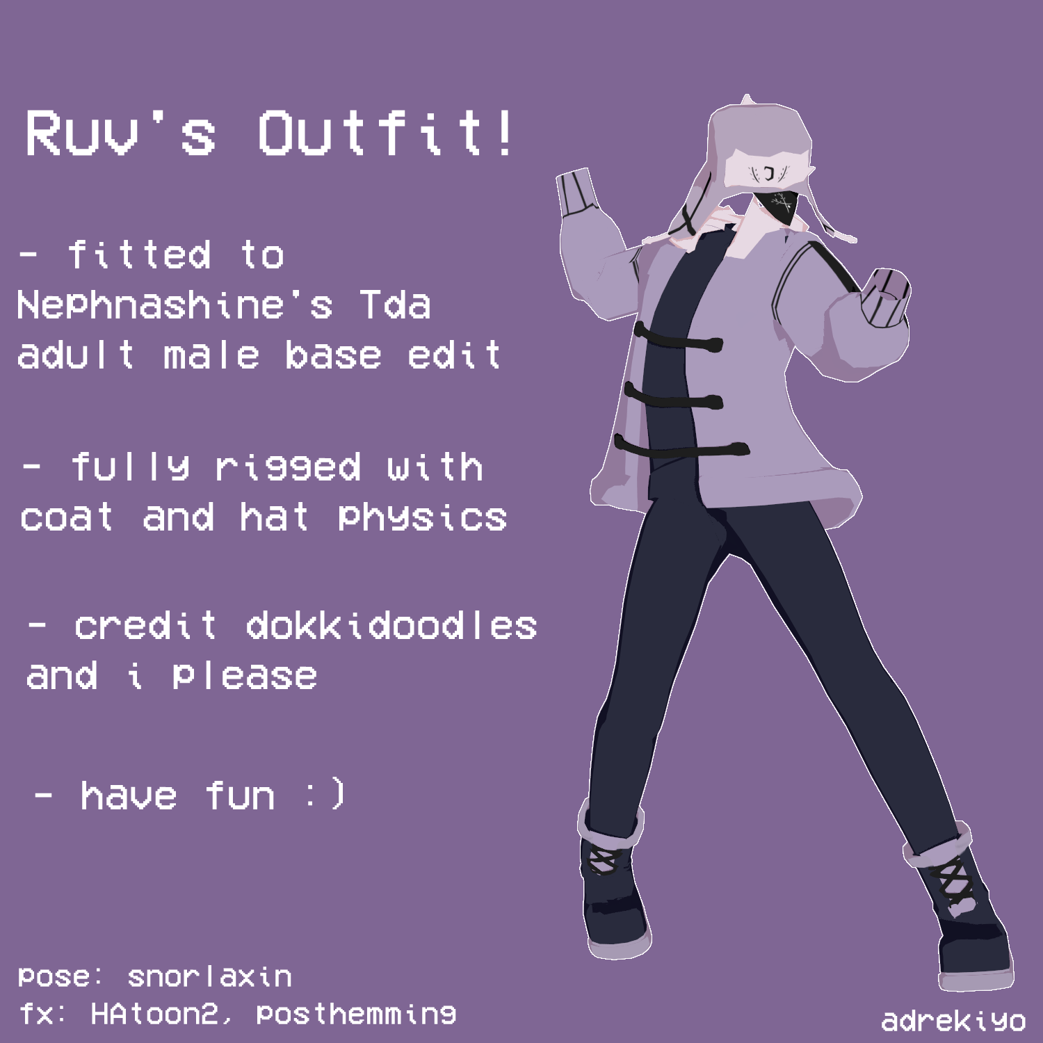 [MMD//FNF//DL] Ruv's Outfit by adrekiyo on DeviantArt