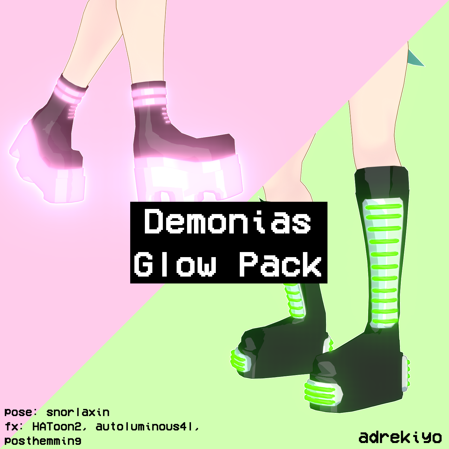 [MMD//DL] Demonias Glow Pack by adrekiyo on DeviantArt