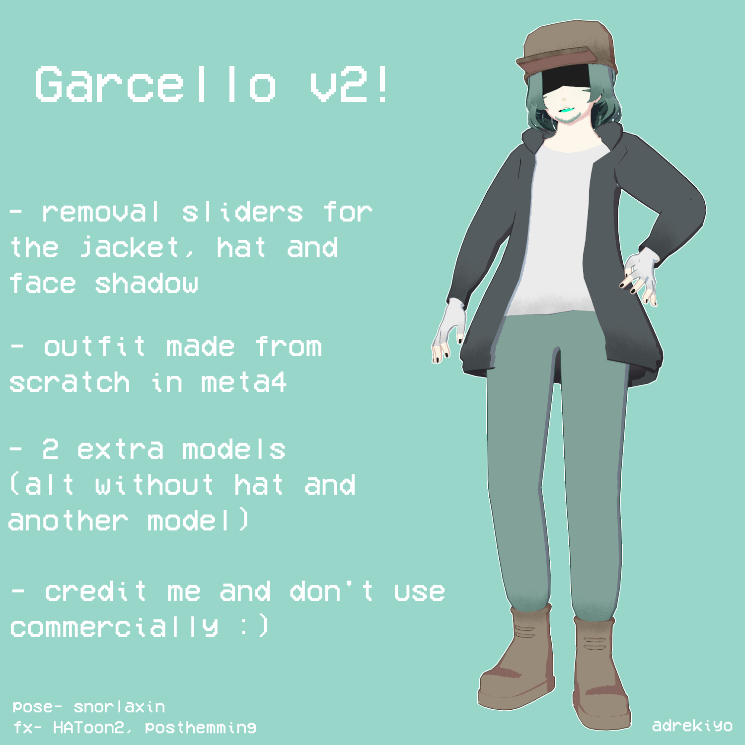 [MMD//FNF//DL] Tda Garcello V2 by adrekiyo on DeviantArt