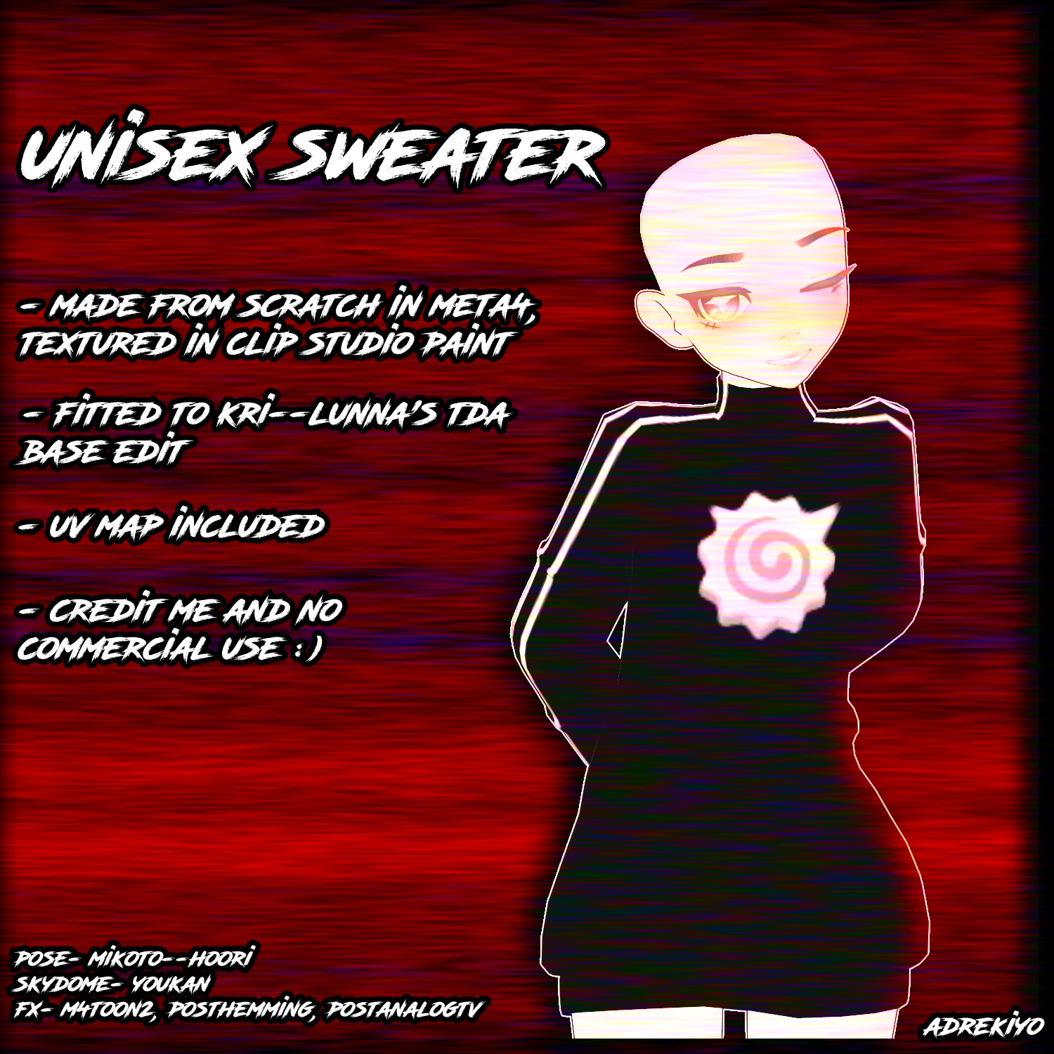 [MMD//DL] Unisex Oversized Sweater by adrekiyo on DeviantArt