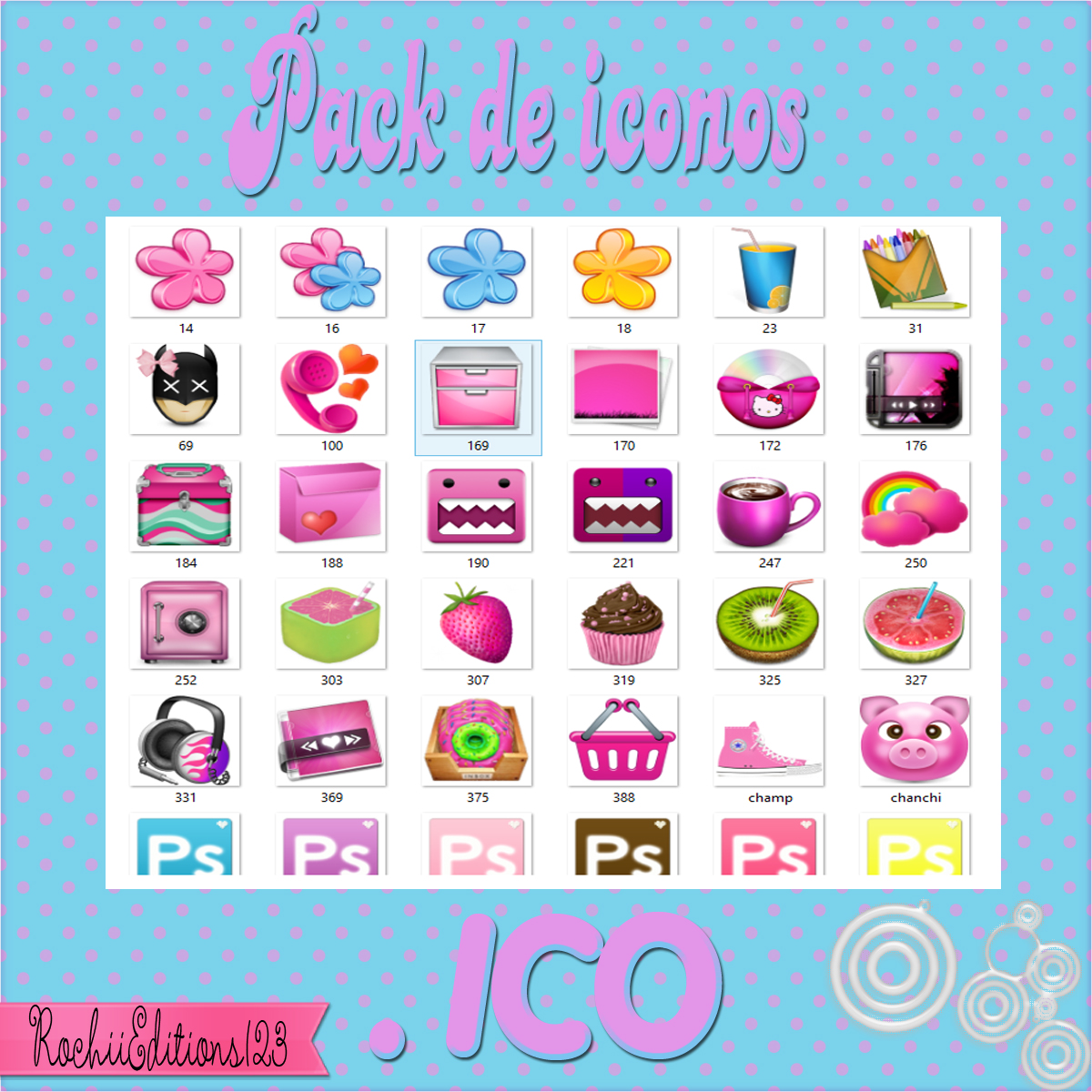 Pack de iconos coloridos - .ICO - #1 by RochiiEditions123 on DeviantArt