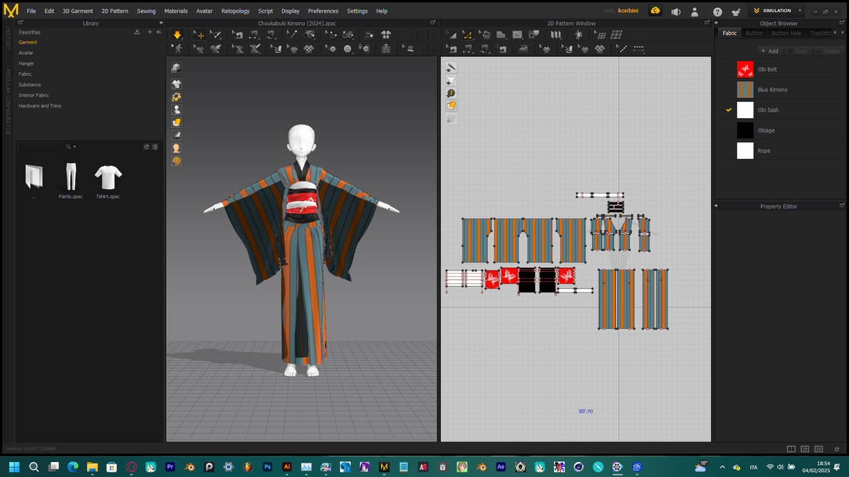 MD x MMD - Miku's Choukabuki Kimono by BIRDAAA on DeviantArt