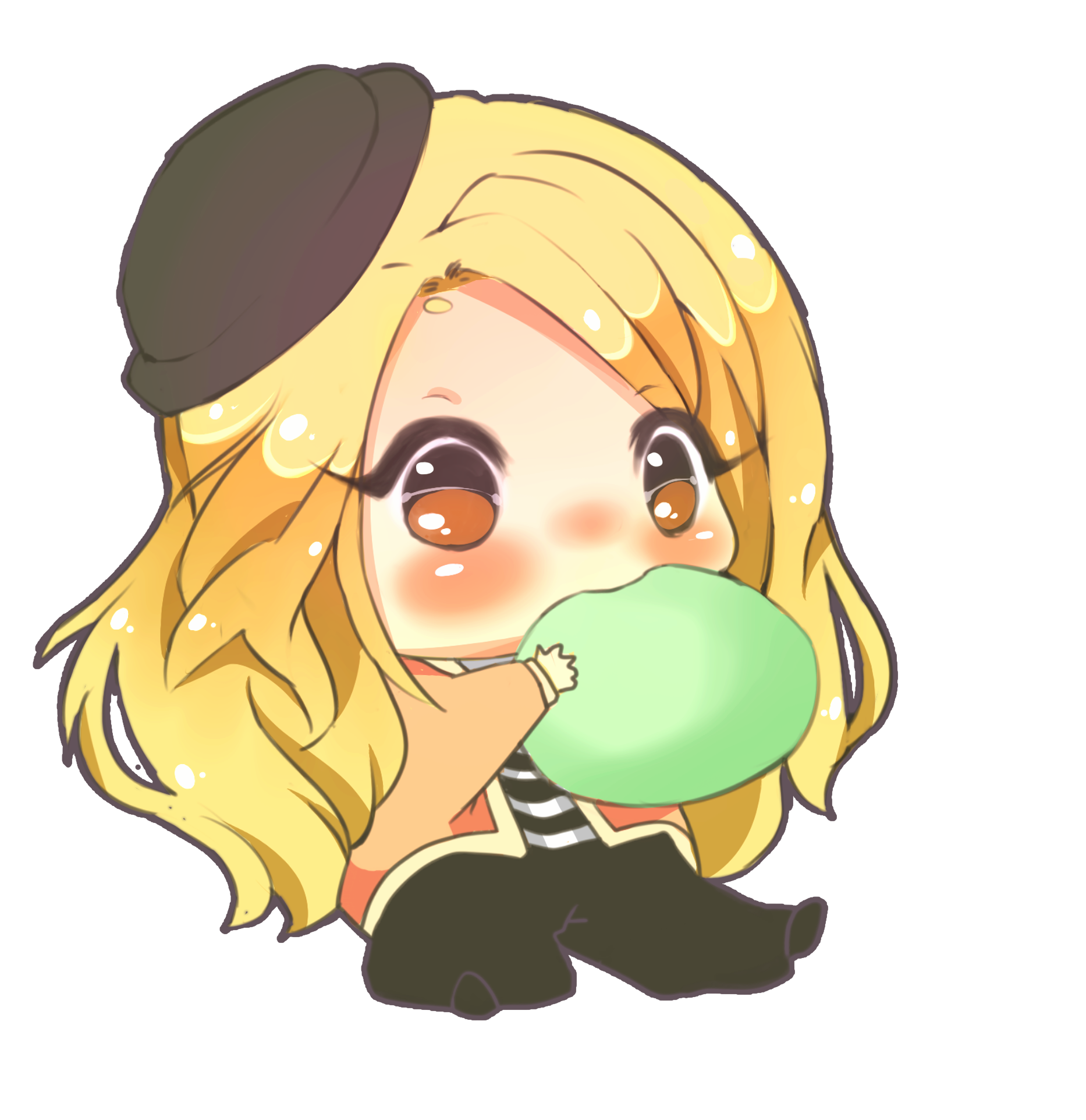 Green Tea mochi chibi Madame. by SuarezGuillen-art on DeviantArt