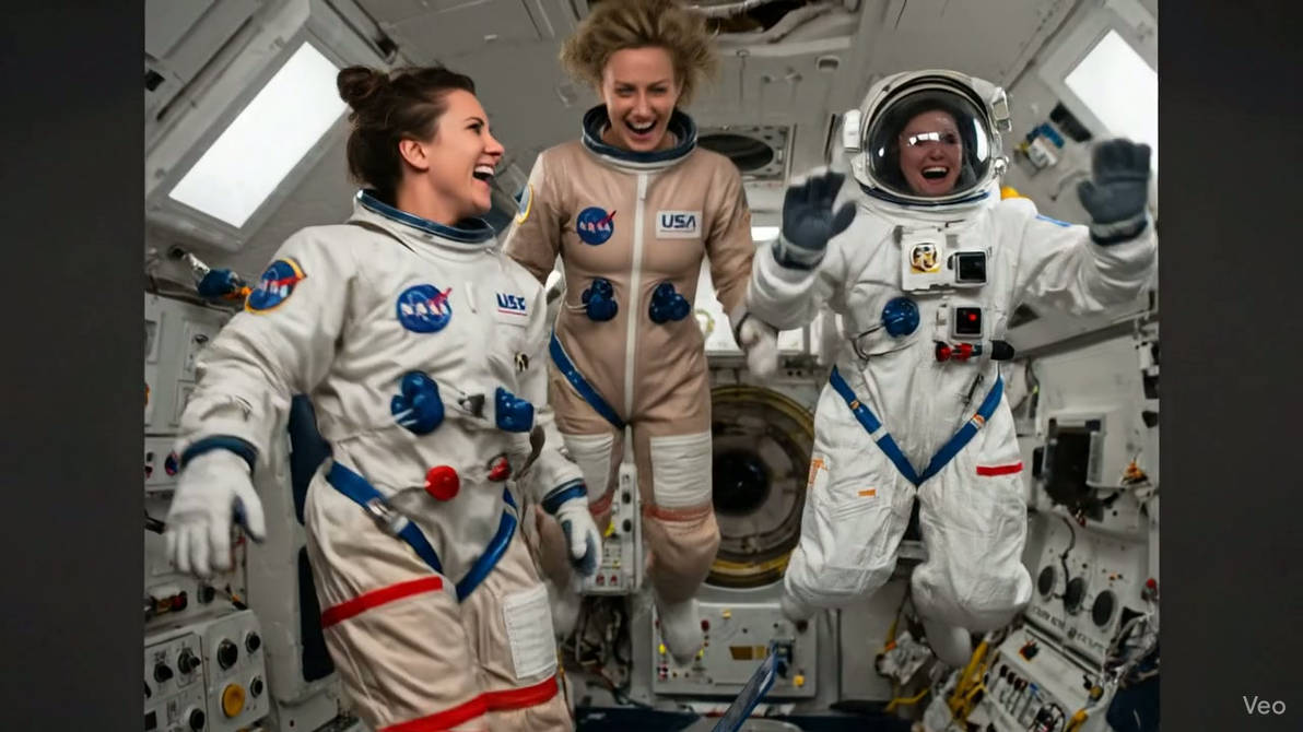 Girls ins space, NASA 1974 by ElasticElegance on DeviantArt
