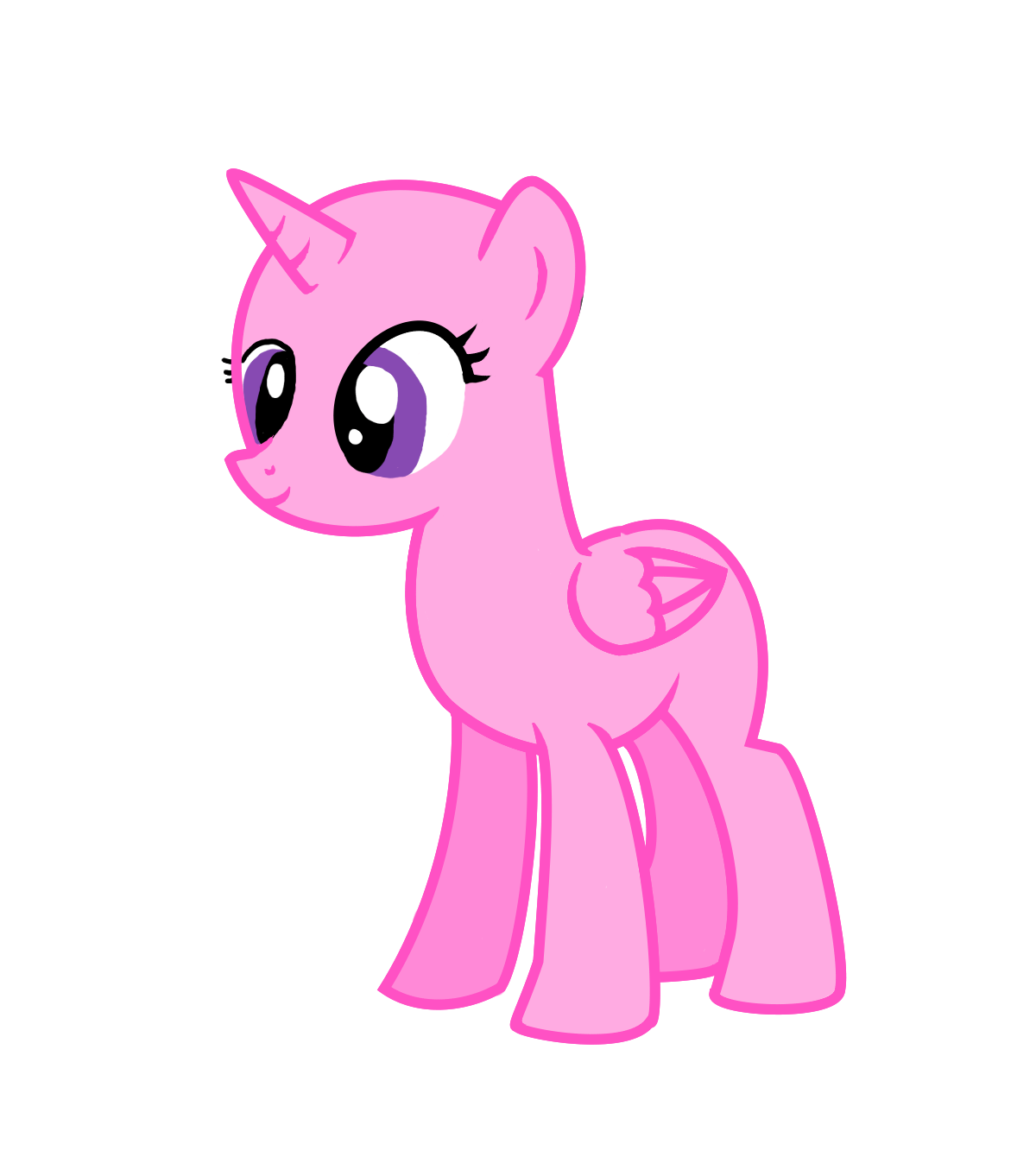 Pony base by Shadestepwarrior on DeviantArt