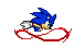 Sonic the hedgehog 1 running sprite gif - mevajk