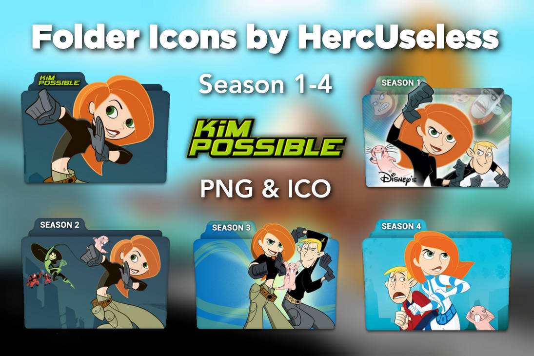 Kim Possible Folder Icons by HercUseless on DeviantArt
