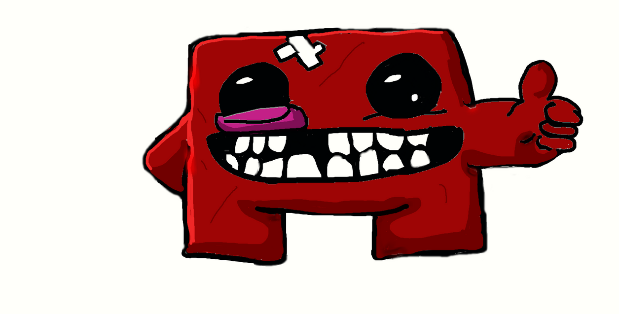 Super Meat Boy by NightHalo4 on DeviantArt