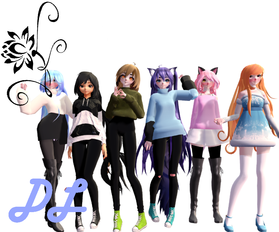 ||MMD - Aphmau || Winter Collab |MODEL DL+| by LizzyHuskyGamerYT on ...