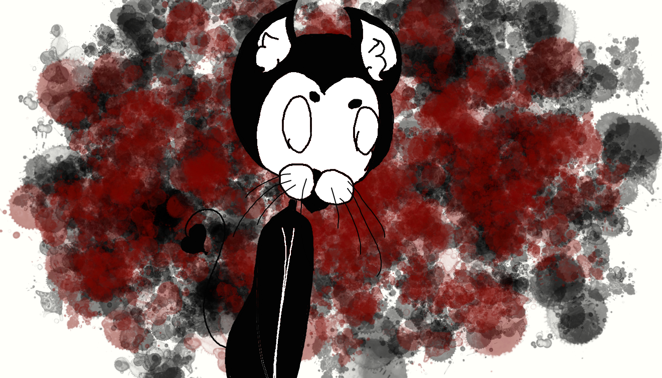 bendy as a cat by SnowingOwlz on DeviantArt