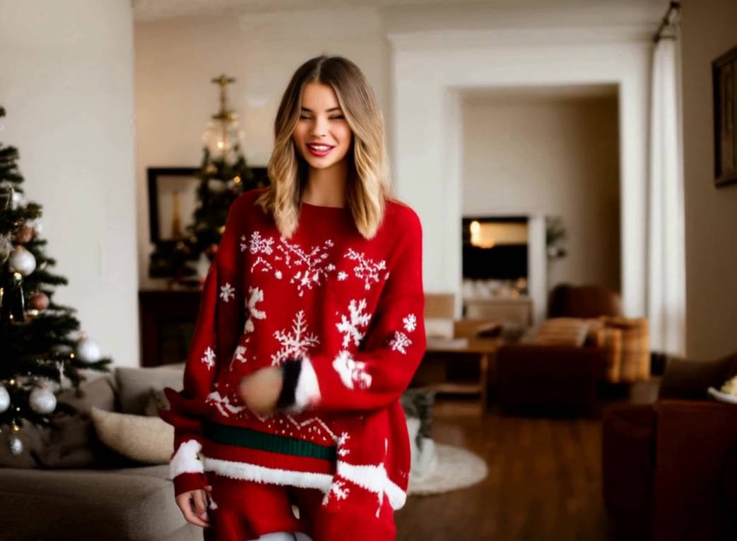 Ugly Christmas Sweater - teaser - animated+voice by polybcarbonate on ...