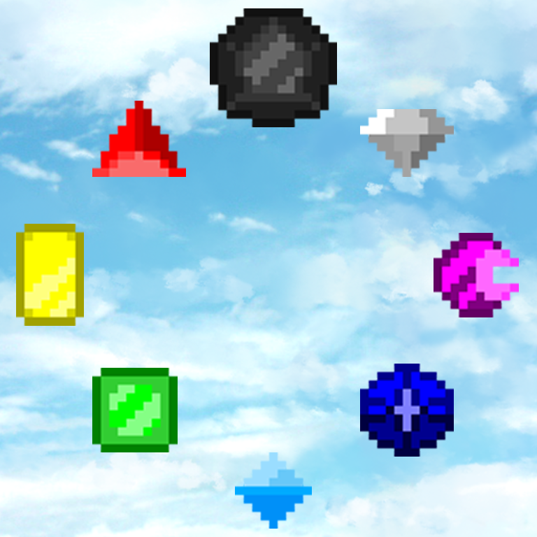 The Elemental Crystals by WackyZebra on DeviantArt