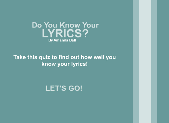 Do You Know Your Lyrics? by ambiatrix on DeviantArt