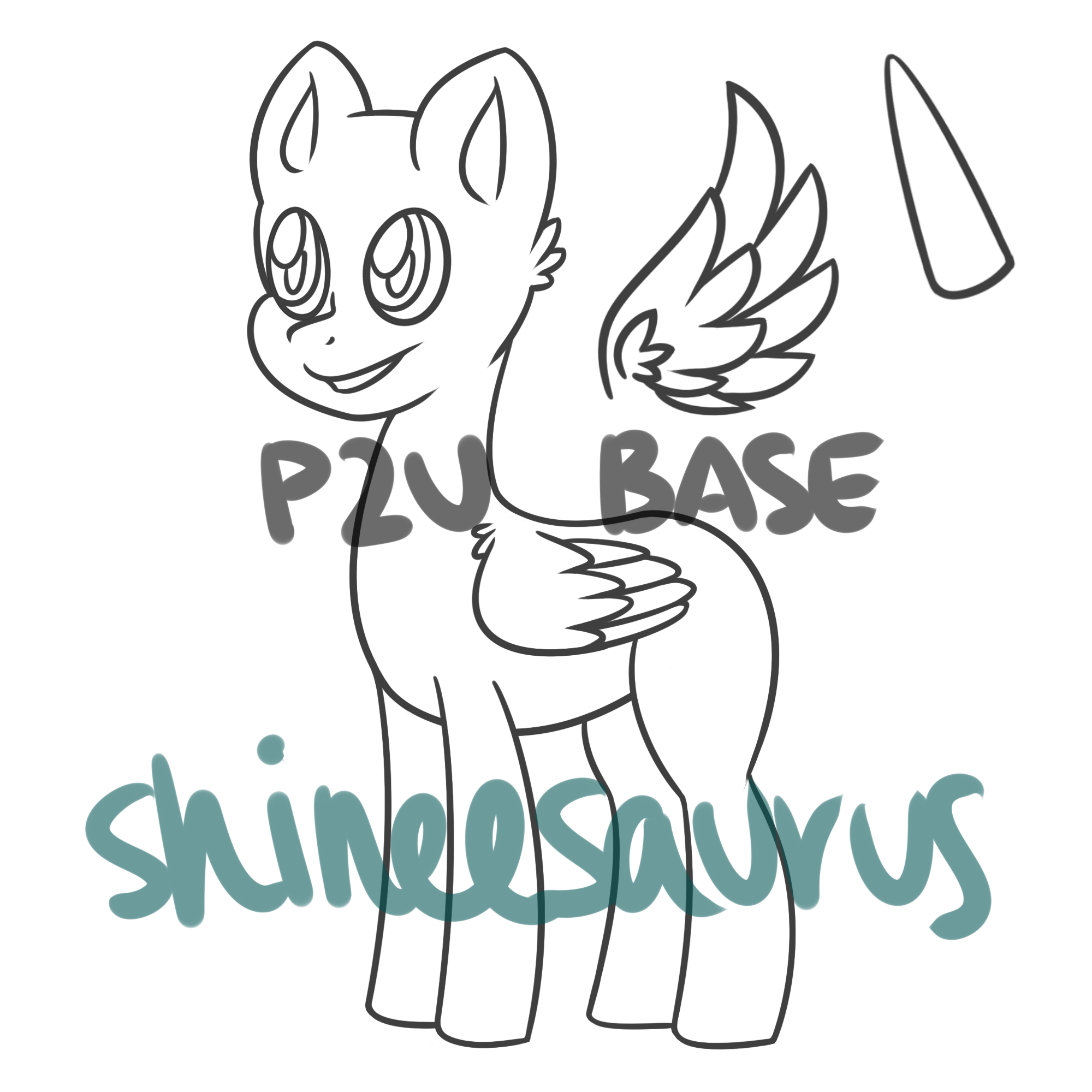 [P2U] Pony Cheeb Base by shineesaurus on DeviantArt