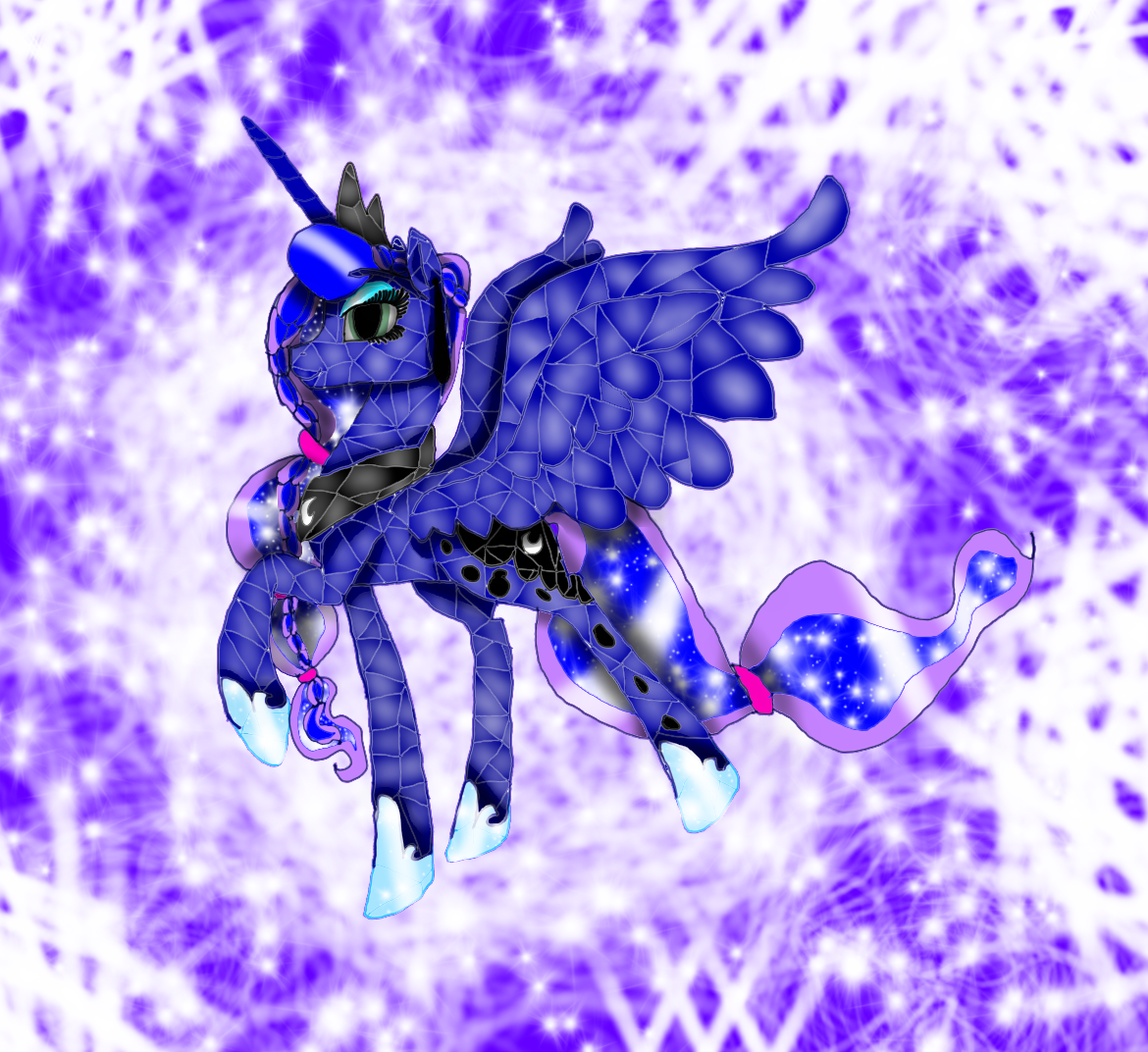 Crystal Pony Princess Luna by eel2004 on DeviantArt