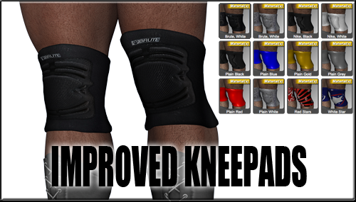 Improved Plain Kneepad for Genesis by sedartonfokcaj on DeviantArt