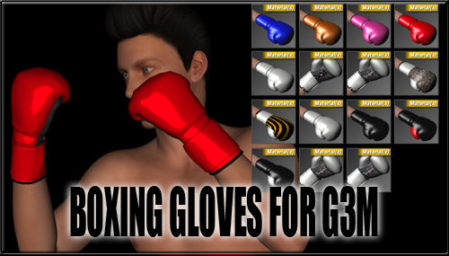 Boxing Gloves for Genesis 3 Male by sedartonfokcaj on DeviantArt