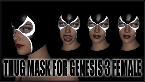 Thug Mask for Genesis 3 Female by sedartonfokcaj on DeviantArt