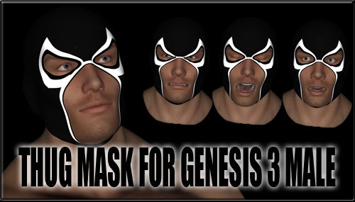 Thug Mask for Genesis 3 Male by sedartonfokcaj on DeviantArt