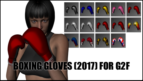 Boxing Gloves (2017) for Genesis 2 Female by sedartonfokcaj on DeviantArt