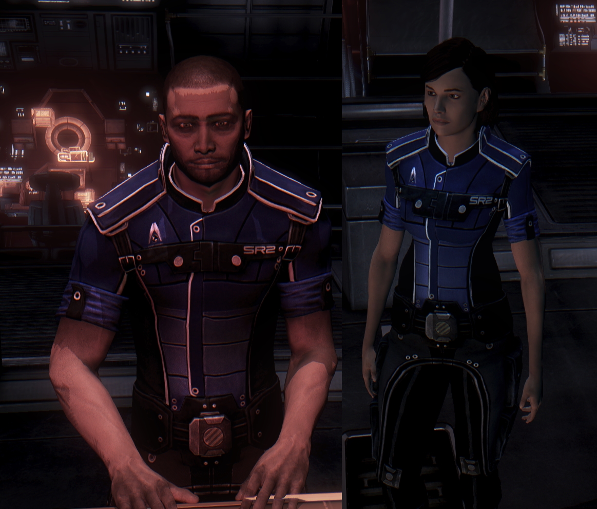 Normandy Crew High-Res Replacement Outfits by drengin on DeviantArt