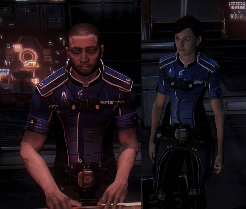 Normandy Crew High-Res Replacement Outfits by drengin on DeviantArt