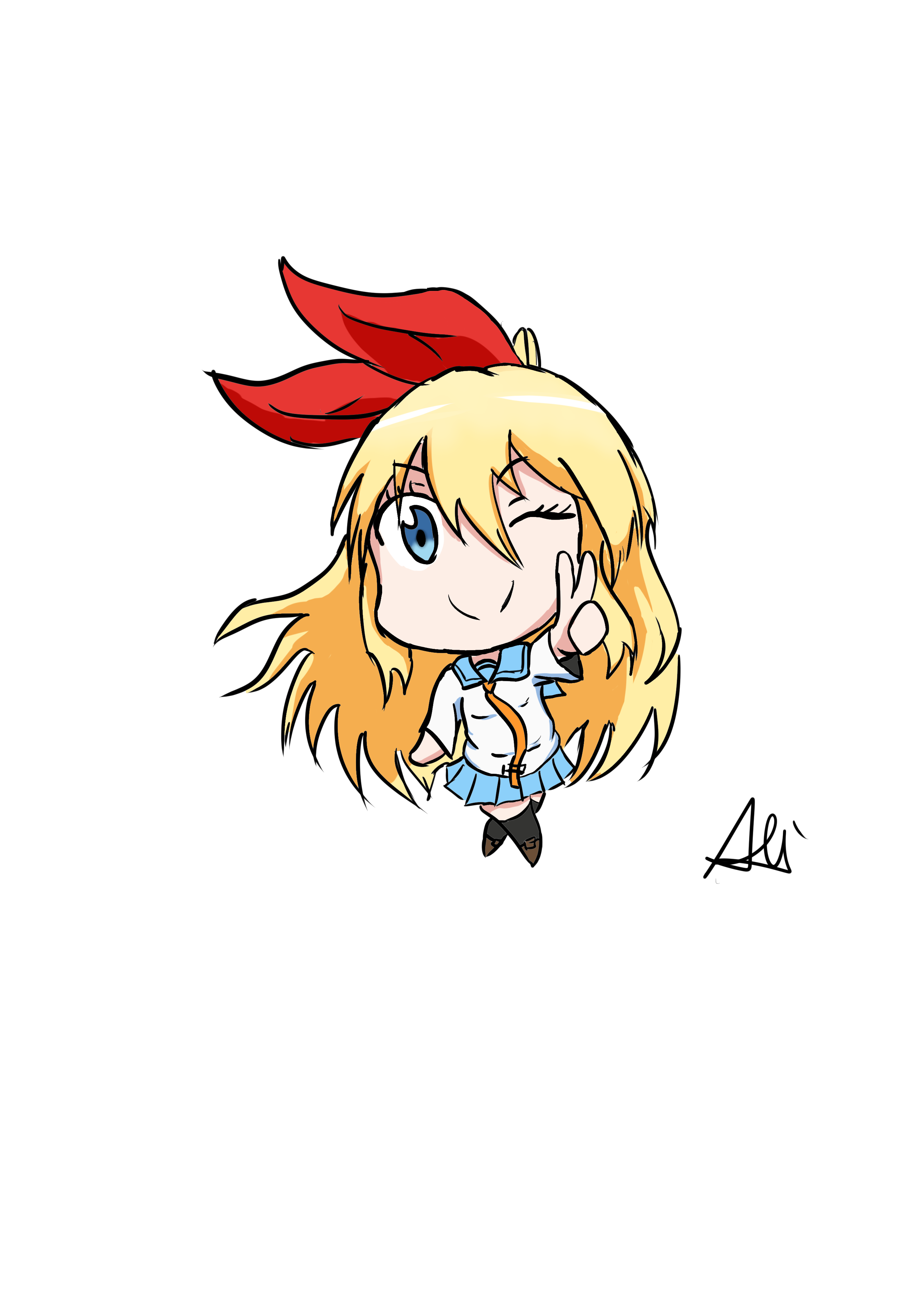 Chibi Chitoge by flamet123 on DeviantArt