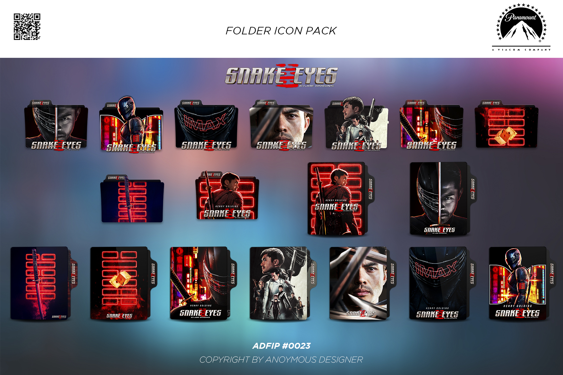 Snake Eyes [2021] Folder Icon by Chamod6 on DeviantArt