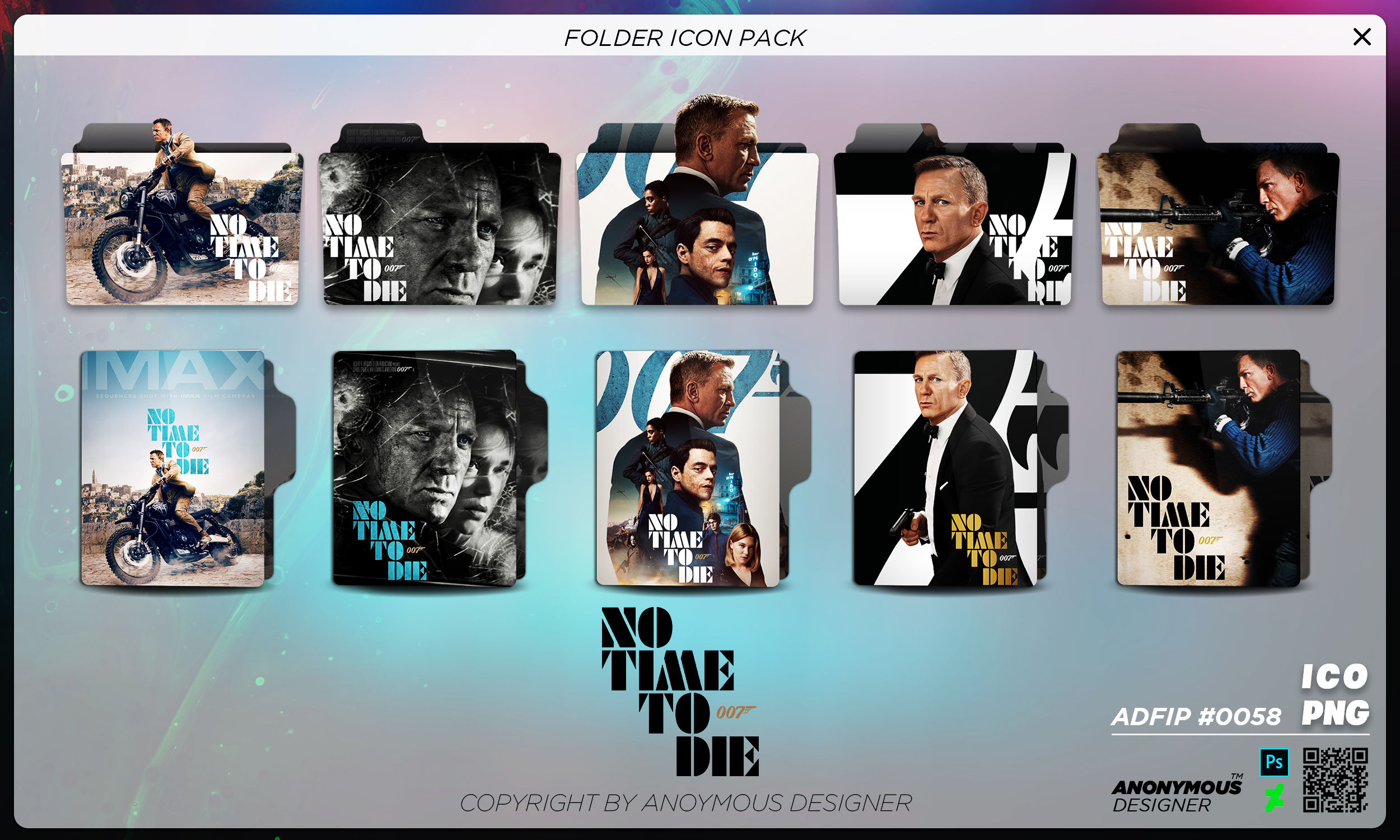 No Time To Die [2021] Folder Icon by Chamod6 on DeviantArt