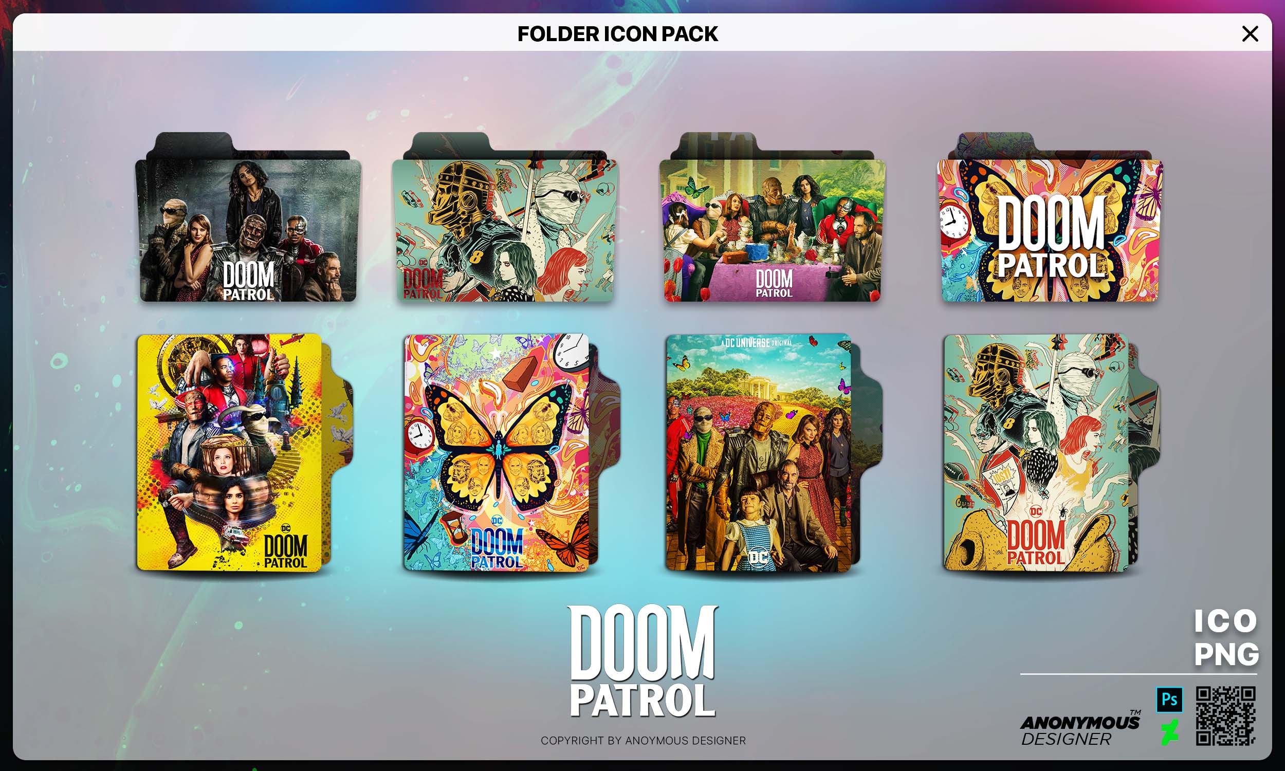 Doom Patrol Folder Icon by Chamod6 on DeviantArt