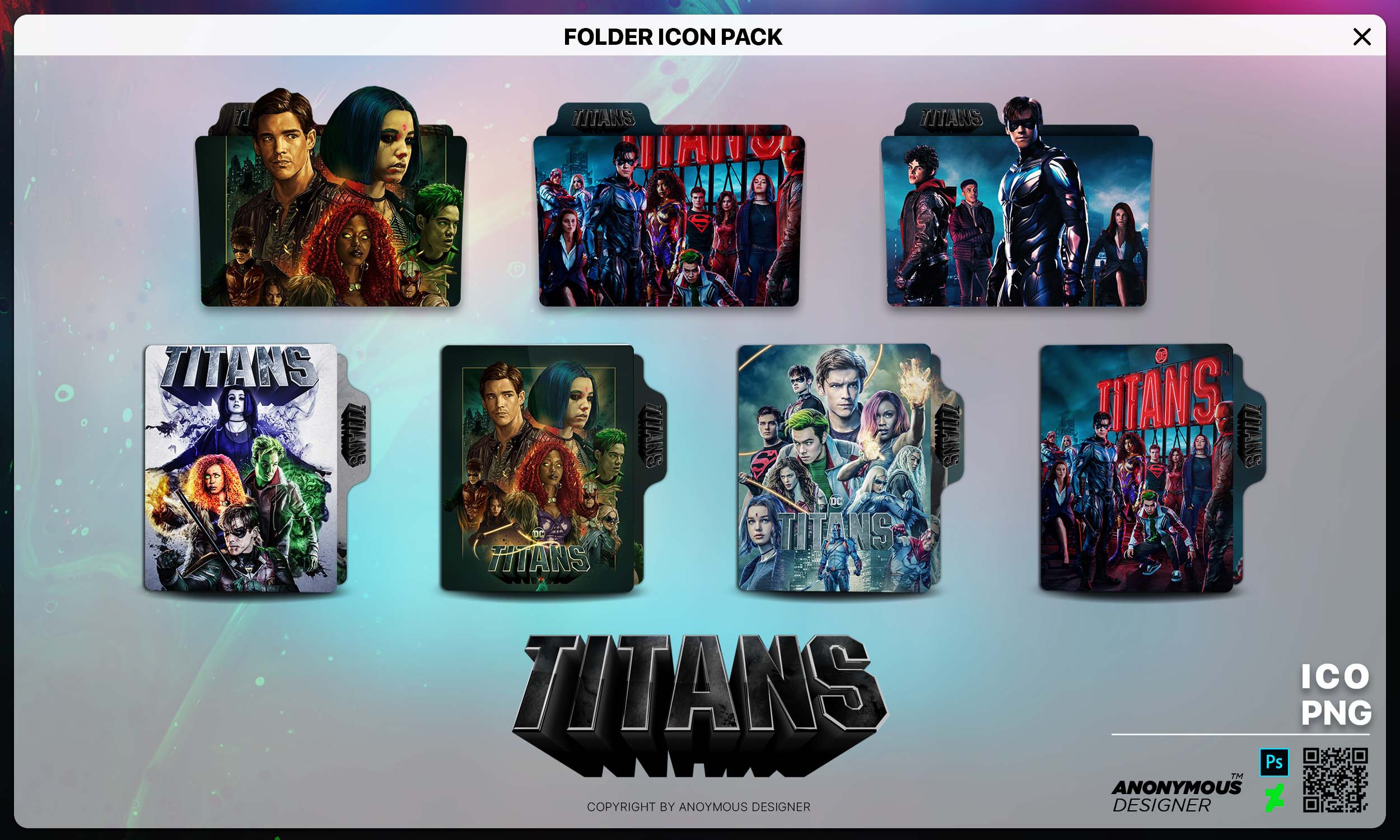 Titans Folder Icons by Chamod6 on DeviantArt