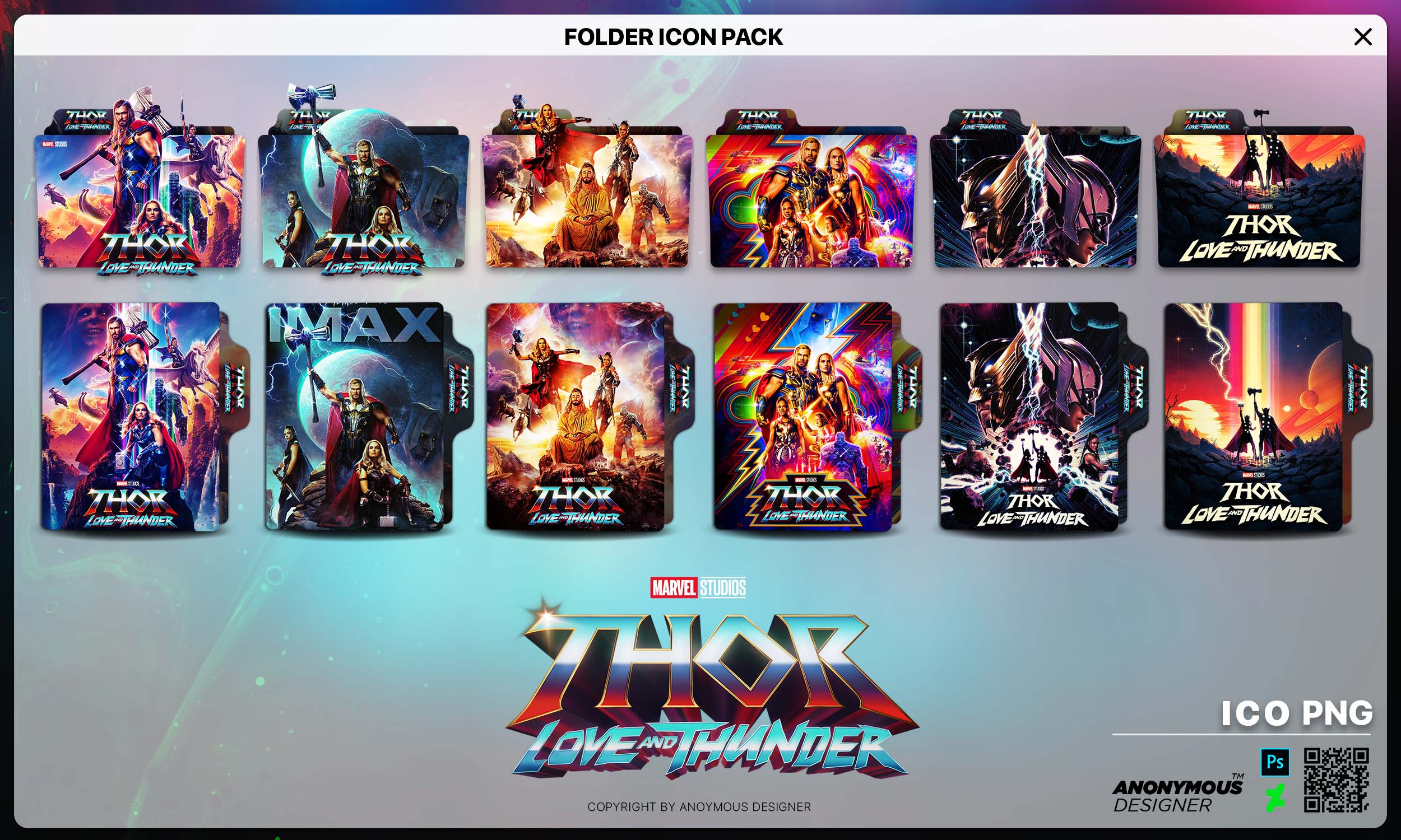 Thor: Love and Thunder Folder Icons by Chamod6 on DeviantArt