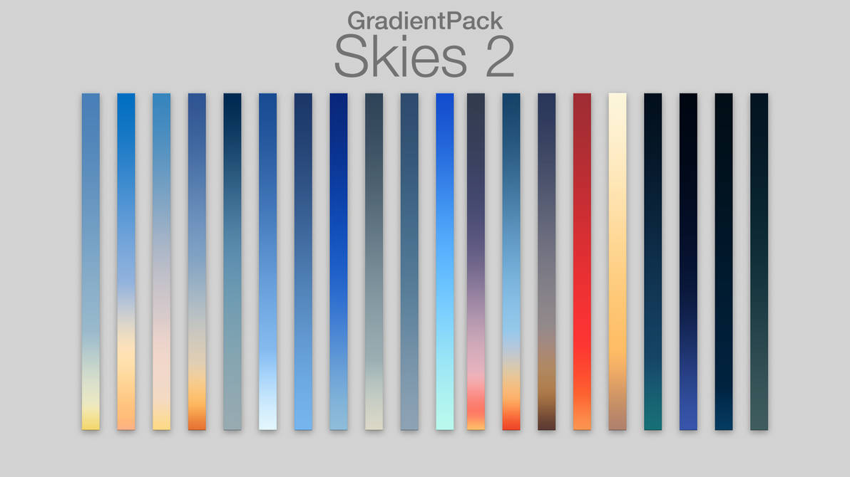 GradientPack - Skies 2 (Fixed) by PerpetualStudios on DeviantArt