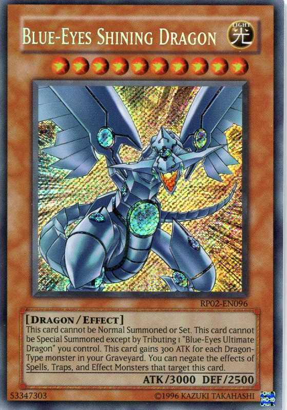 Blue Eyes Shinning dragon card by NatureHeroes22 on DeviantArt