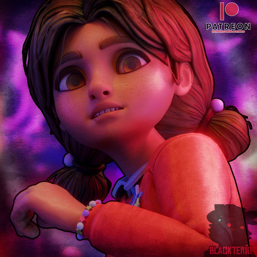 Blender FNAF Cassie By Blackterio On DeviantArt