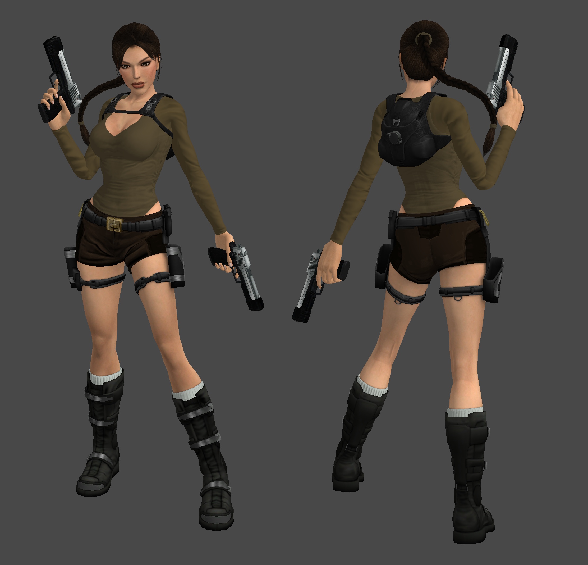 Lara Croft jungle casual outfit by spuros12 by spuros12 on DeviantArt