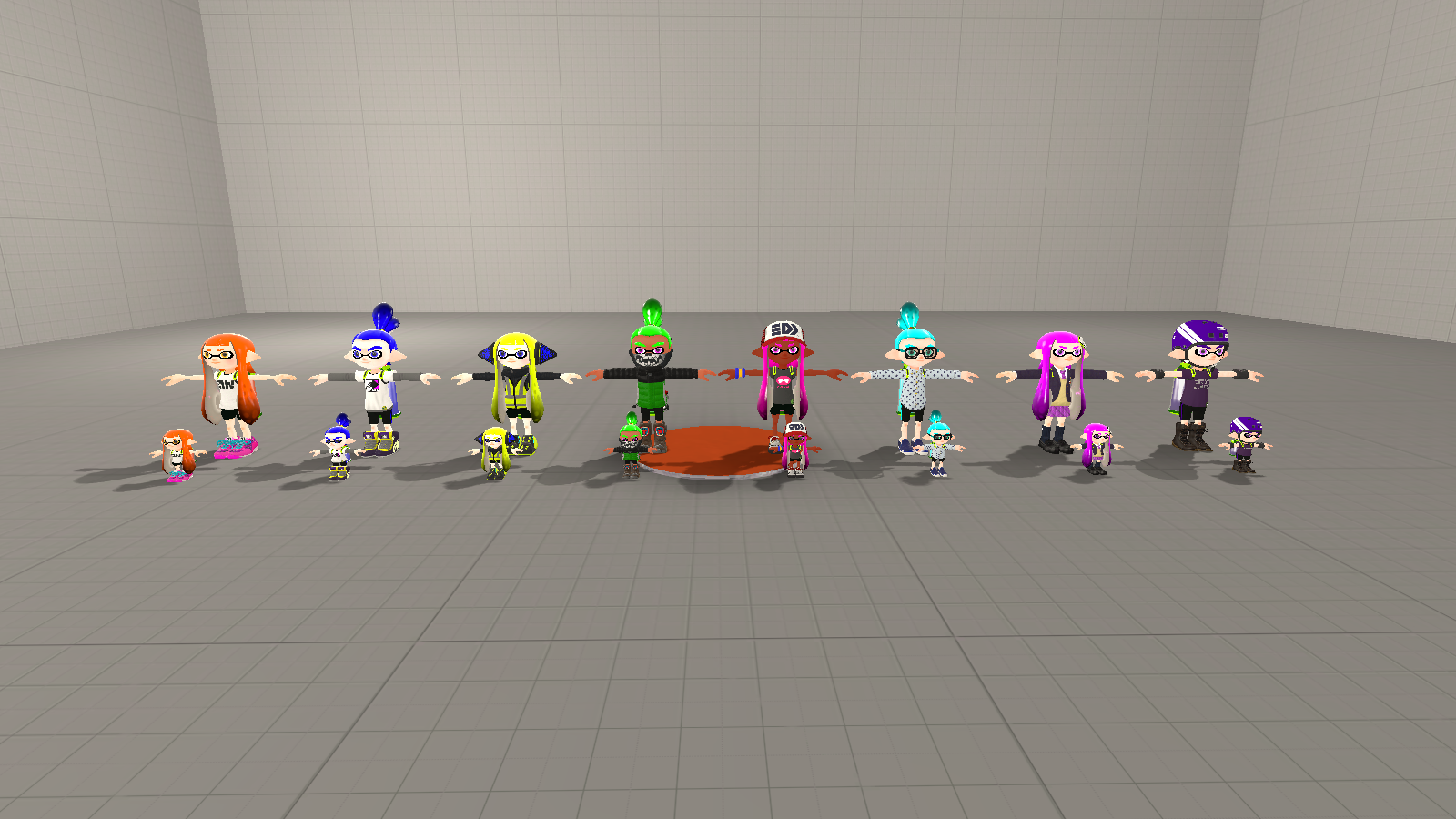 SSBU Inklings and Mini Inklings (gmod Dupes) by mrbenio on DeviantArt