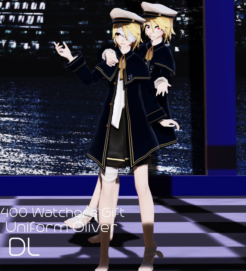 MMD 500 Watchers Gift! TDA Uniform Oliver DL by ZKArti on DeviantArt