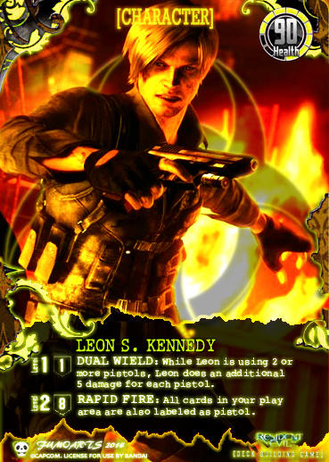 Leon S. Kennedy Resident Evil Promo Card by lakkurakku on DeviantArt