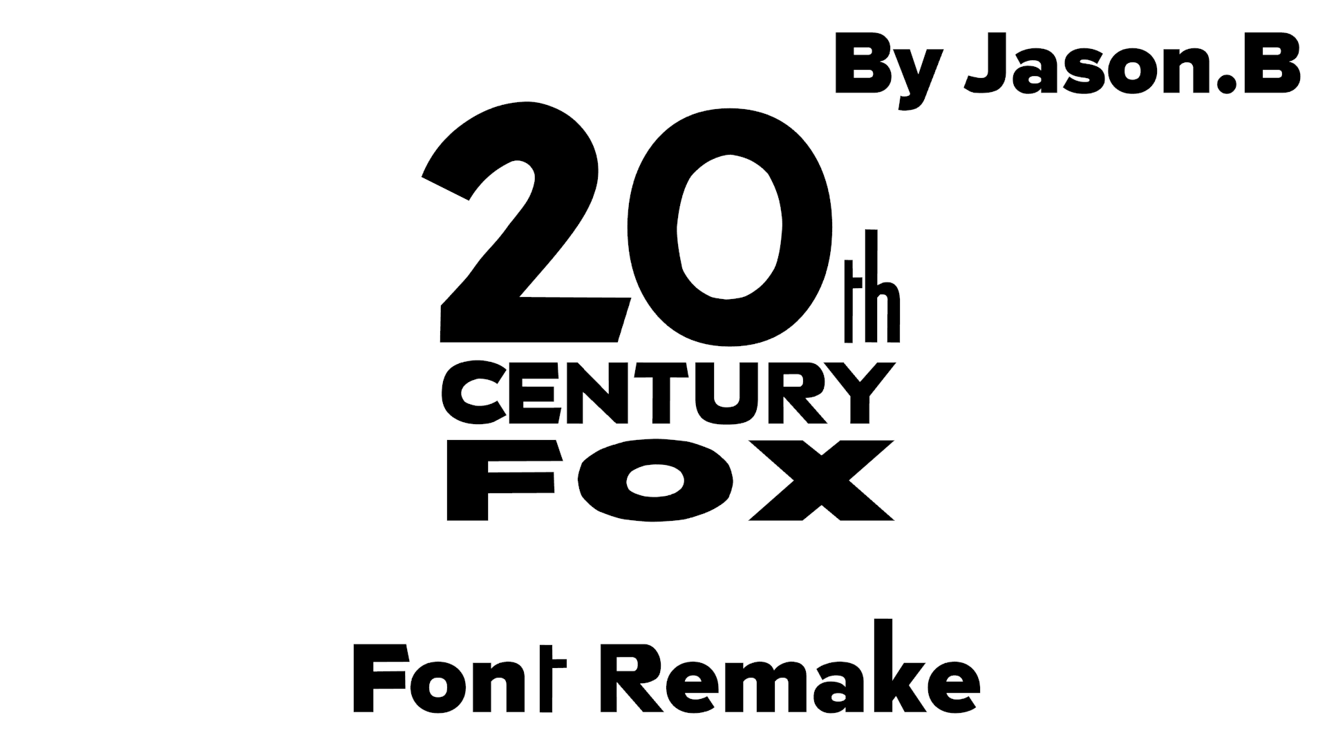 20th Century Fox Font Remake - Release by AniGummiJason on DeviantArt
