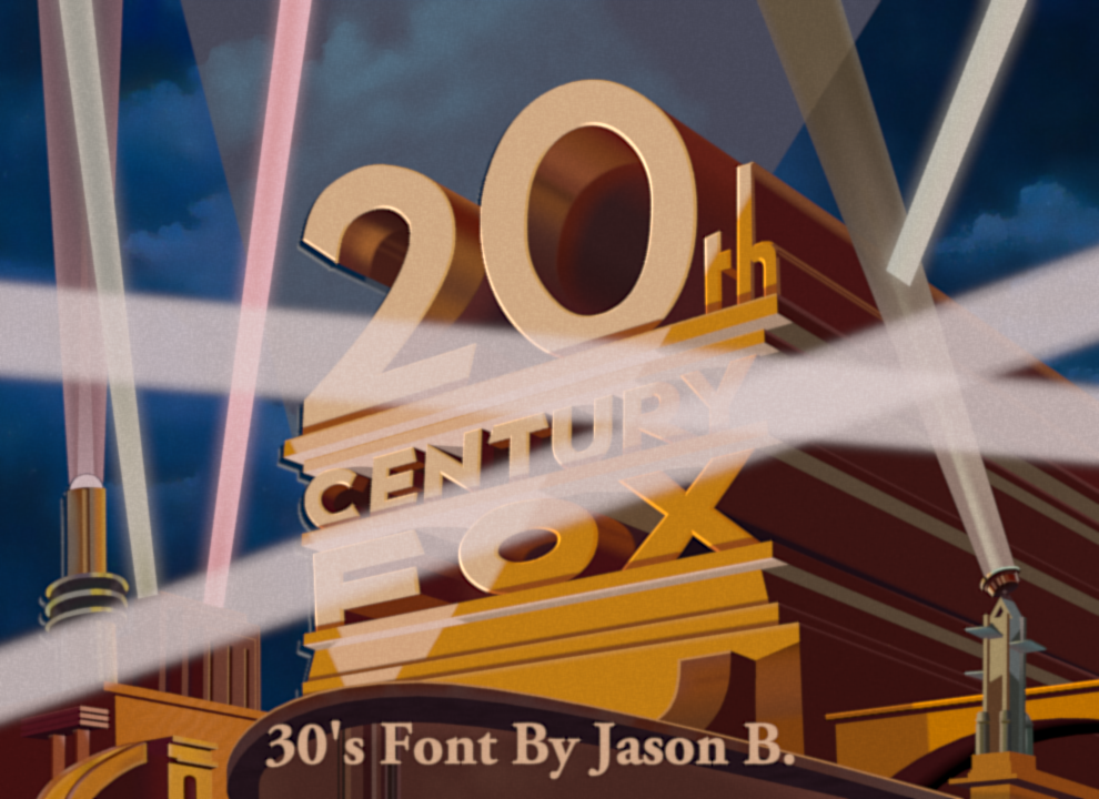 Twentieth Century Fox Film Corp - 30's Font by AniGummiJason on DeviantArt